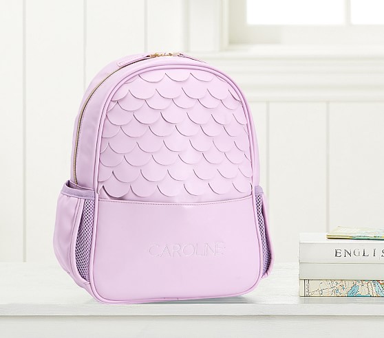 The Emily & Meritt Lavender Scallop Girls Backpack | Pottery Barn Kids