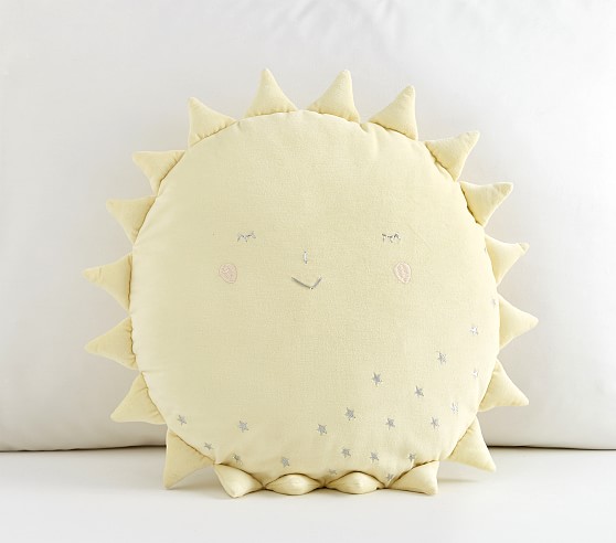 Emmy Sun Nursery Throw Pillow | Pottery Barn Kids