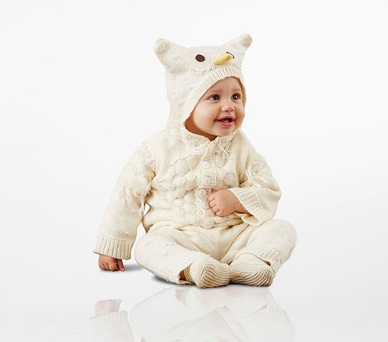 Baby Knit Owl Halloween Costume | Pottery Barn Kids