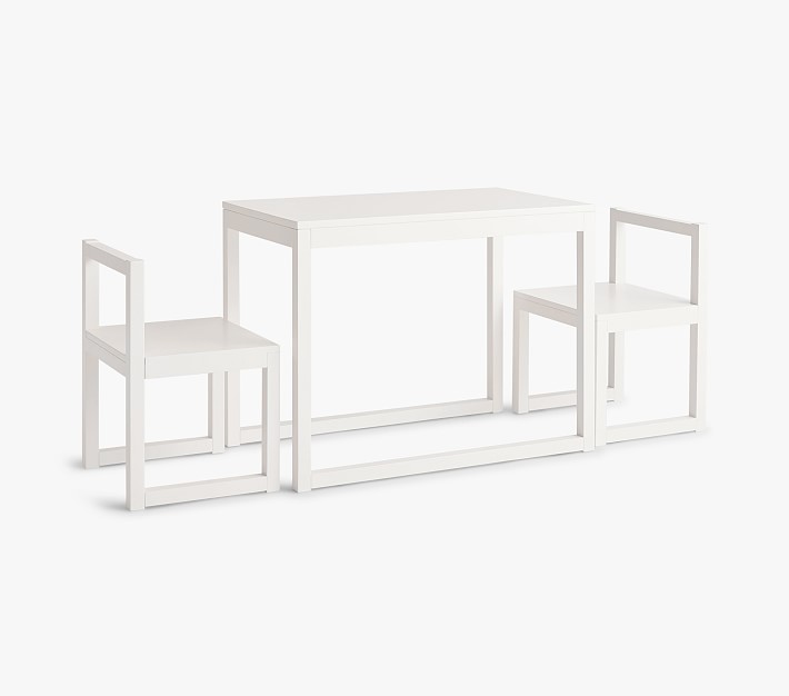 west elm x pbk Nestor Modern Nesting Table & Chairs | Pottery Barn Kids
