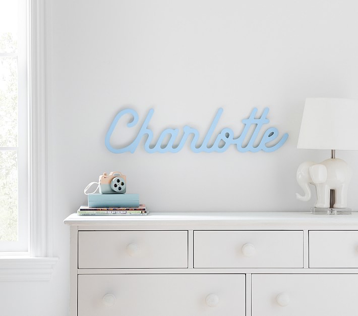 Personalized Preppy Script Name | Pottery Barn Kids