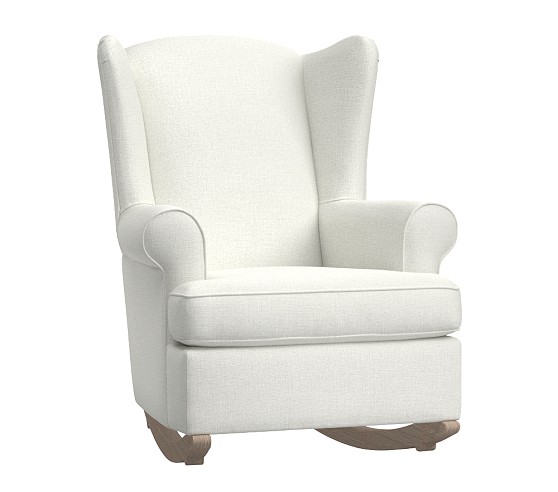 Wingback Convertible Rocking Chair & Ottoman | Pottery Barn Kids