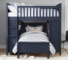 Charlie Kids Loft System & Twin Bed Set | Pottery Barn Kids