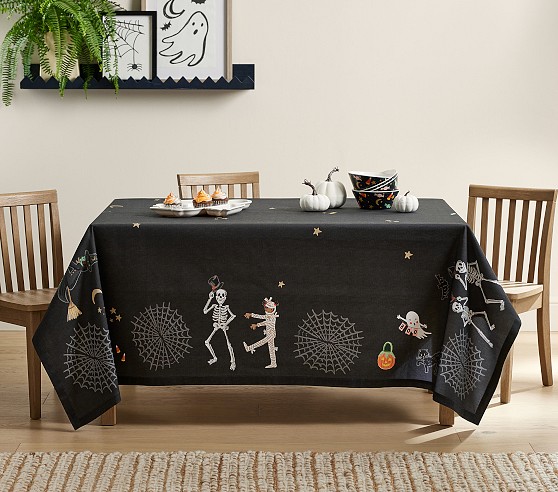 Rifle Paper Co. Halloween Wipeable Tablecloth | Pottery Barn Kids