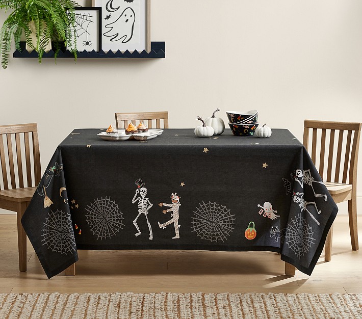 Rifle Paper Co. Halloween Wipeable Tablecloth | Pottery Barn Kids