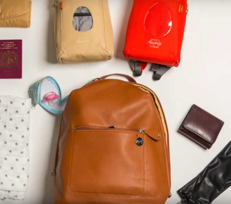 PacaPod Hartland Leather Diaper Bag Backpack | Pottery Barn Kids