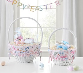 Wildflower Butterfly Easter Basket Liners | Pottery Barn Kids