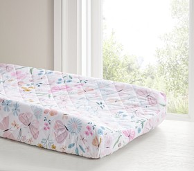 Wildflower Butterfly Changing Pad Cover | Pottery Barn Kids