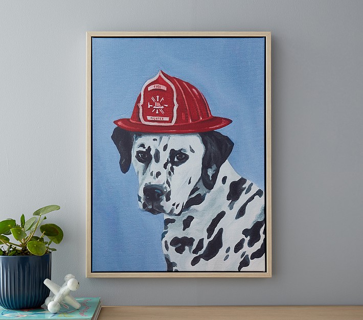 Dot the Fire Dog Art | Pottery Barn Kids