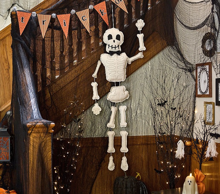 Hanging Fabric Skeleton | Pottery Barn Kids