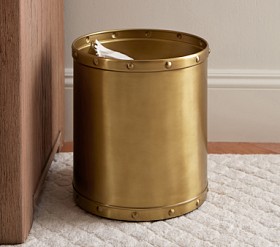 Rivet Desk Waste Basket | Pottery Barn Kids