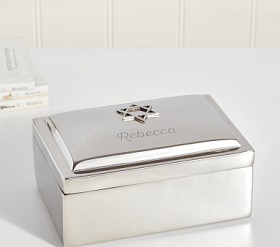 Silver Star Of David Keepsake Box | Pottery Barn Kids
