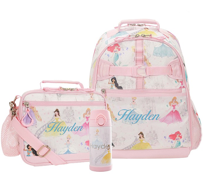 Mackenzie Disney Princess Castle Adaptive Backpack & Lunch Bundle, Set ...