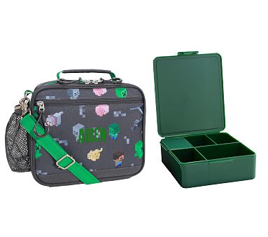 Mackenzie Minecraft Adaptive Lunch & Bento Bundle, Set of 2 | Pottery ...