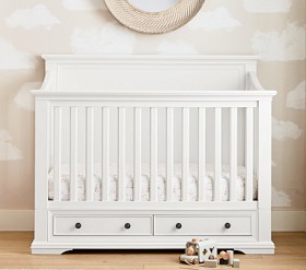 Larkin 4-in-1 Convertible Storage Crib | Pottery Barn Kids