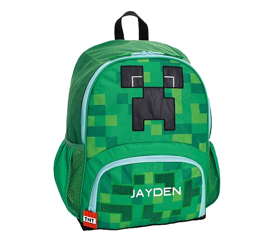 Mackenzie Minecraft™ Creeper Critter Glow-in-the-Dark Backpacks ...