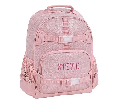 Mackenzie Pink Sparkle Glitter Backpacks | Pottery Barn Kids