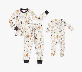 Rifle Paper Co. Halloween Organic Cotton Family Pajamas | Pottery Barn Kids