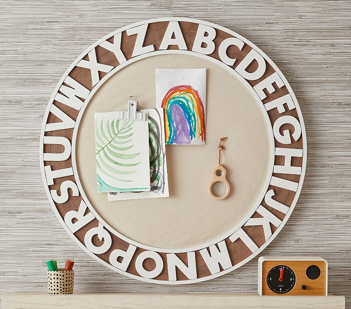Alphabet Pinboard (30") | Pottery Barn Kids