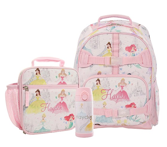 Mackenzie Disney Princess Castle Backpack & Lunch Bundle, Set Of 3 ...