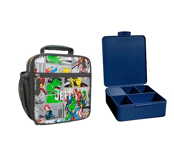 Mackenzie Marvel Comics Glow-in-the-Dark Lunch & Bento Bundle, Set of 2 ...