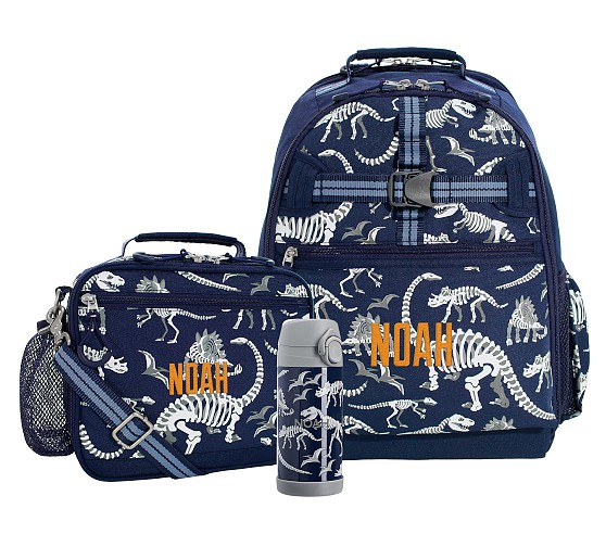 Mackenzie Navy Dinosaur Bones Glow-in-the-Dark Adaptive Backpack ...