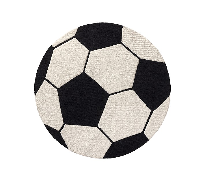 Soccer Ball Rug | Pottery Barn Kids