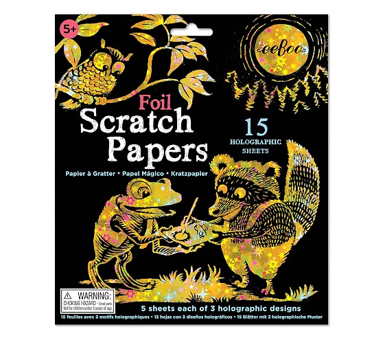 Foil Scratch Paper Set | Pottery Barn Kids