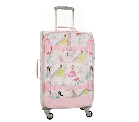 Mackenzie Disney Princess Castle Shimmer Spinner Luggage | Pottery Barn ...