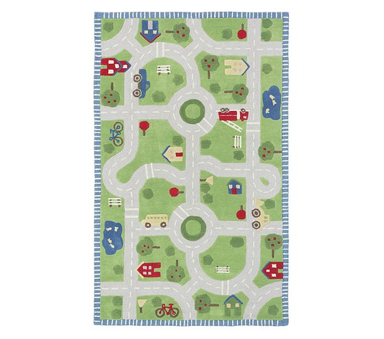 Play in the Park Road Rug | Patterned Rugs | Pottery Barn Kids