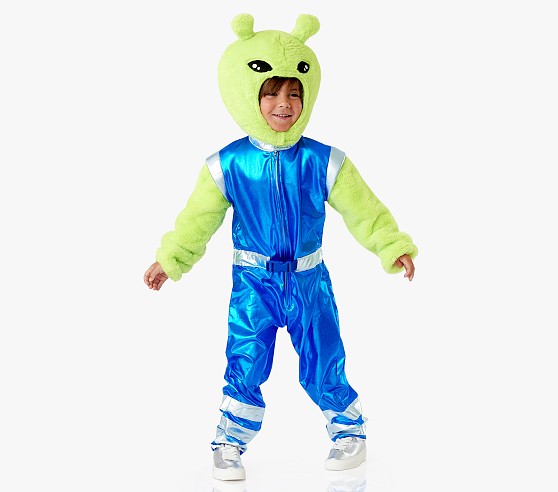Green Alien Astronaut Light-Up Costume | Pottery Barn Kids