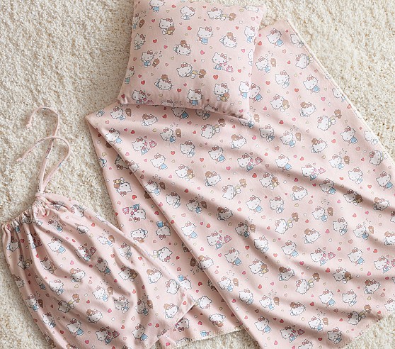Hello Kitty® Hearts Nap Set - Blanket & Pillow | Pottery Barn Kids