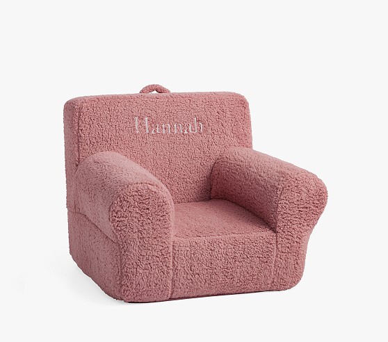Anywhere Chair®, Pink Berry Cozy Sherpa | Pottery Barn Kids