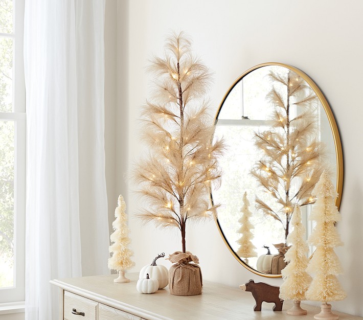 Lit Wispy Thanksgiving Tree | Pottery Barn Kids