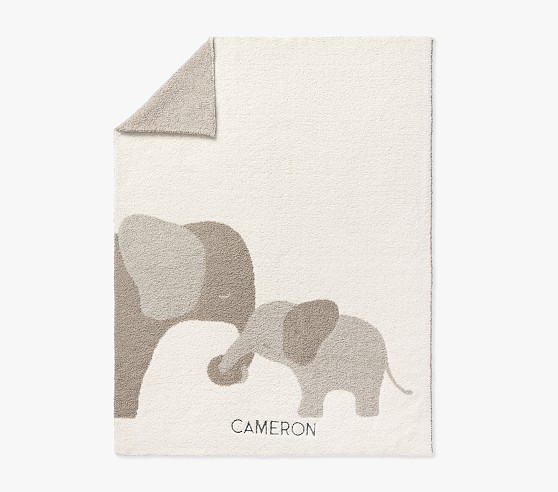 Fuzzy Elephant Baby Blanket | Pottery Barn Kids