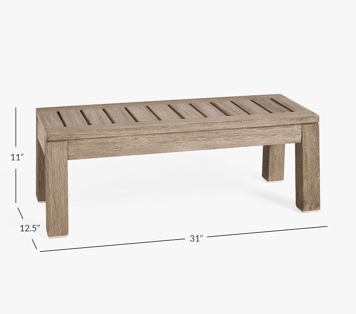Pottery barn outdoor bench store