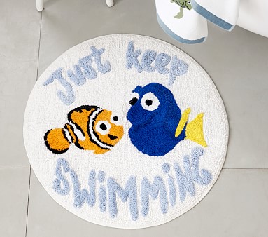 Finding Nemo Bath Mat Soft Safe for Kids Pottery Barn Kids