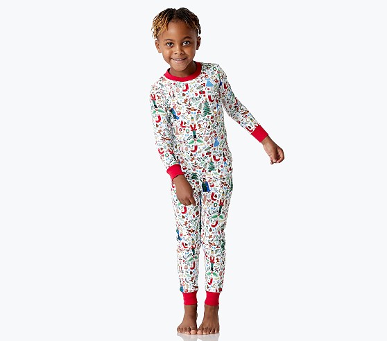 Rifle Paper Co. Nutcracker Organic Cotton Pajama Set | Pottery Barn Kids