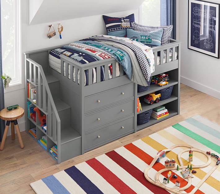 Pottery barn train bed store