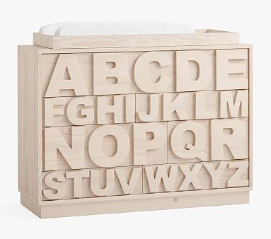 ABC Extra-Wide Dresser & Topper Set | Pottery Barn Kids