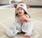 Jeremiah Brent x pbk Muslin Monkey Baby Hooded Towel | Pottery Barn Kids