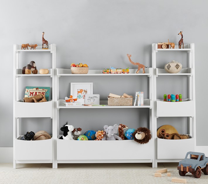Wide Angled Bookcase Set | Pottery Barn Kids
