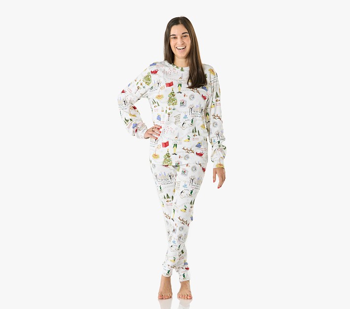 Elf Adult Organic Cotton Pajama Set | Pottery Barn Kids