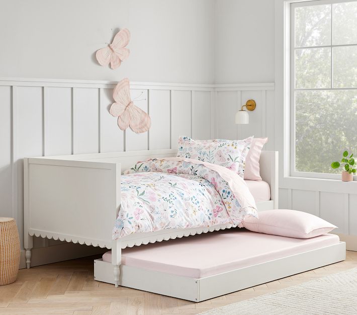 Penny Trundle Twin French White In Home Delivery