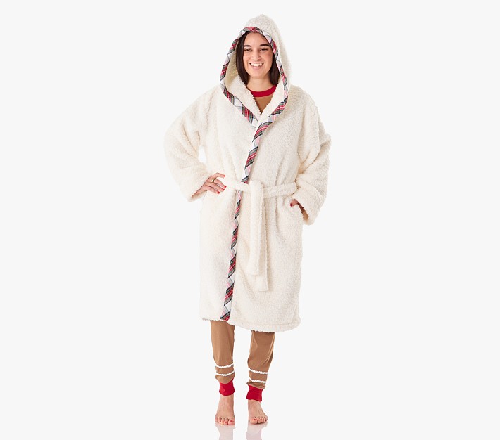 Stewart Plaid Family Robe Collection | Pottery Barn Kids