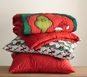 Dr. Seuss's The Grinch™ Wreath Kids Bedding Set | Pottery Barn Kids