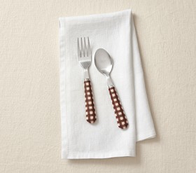 Rifle Paper Co. Plaid Thanksgiving Utensils | Pottery Barn Kids