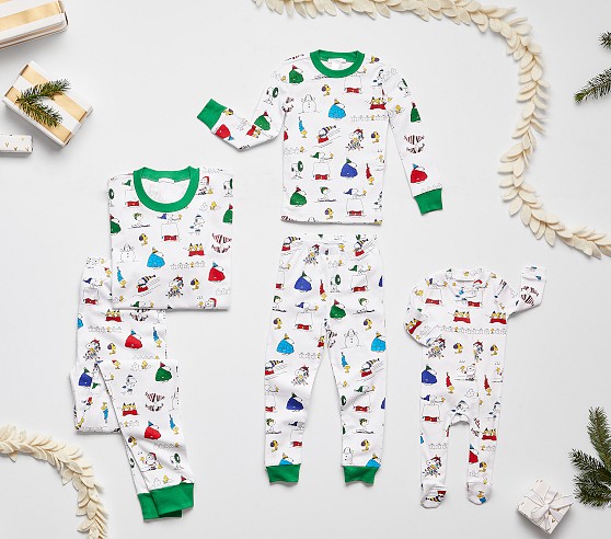 Snoopy Holiday Pajamas | Organic Cotton Family Collection | Pottery ...