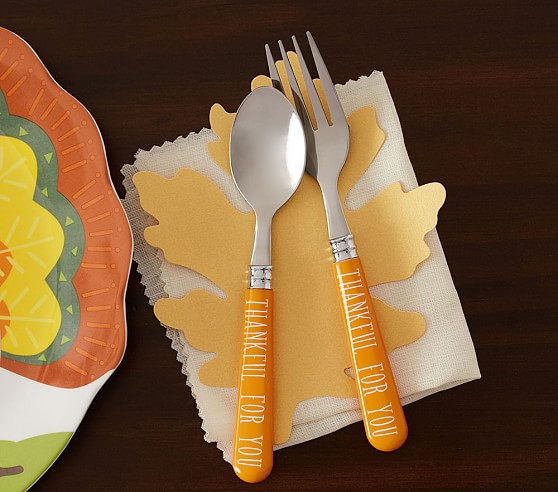 Thanksgiving Utensils | Thanksgiving Kids Table | Pottery Barn Kids