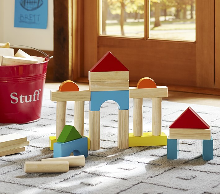 Classic Wood Blocks Set | Pottery Barn Kids